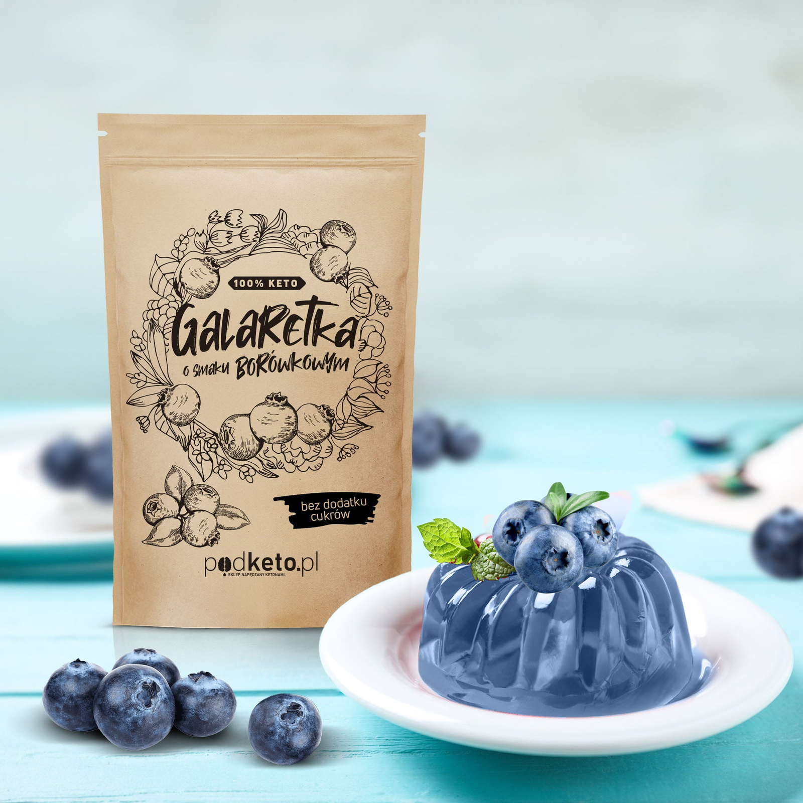 Galaretka bez cukru - idealna dla diety keto