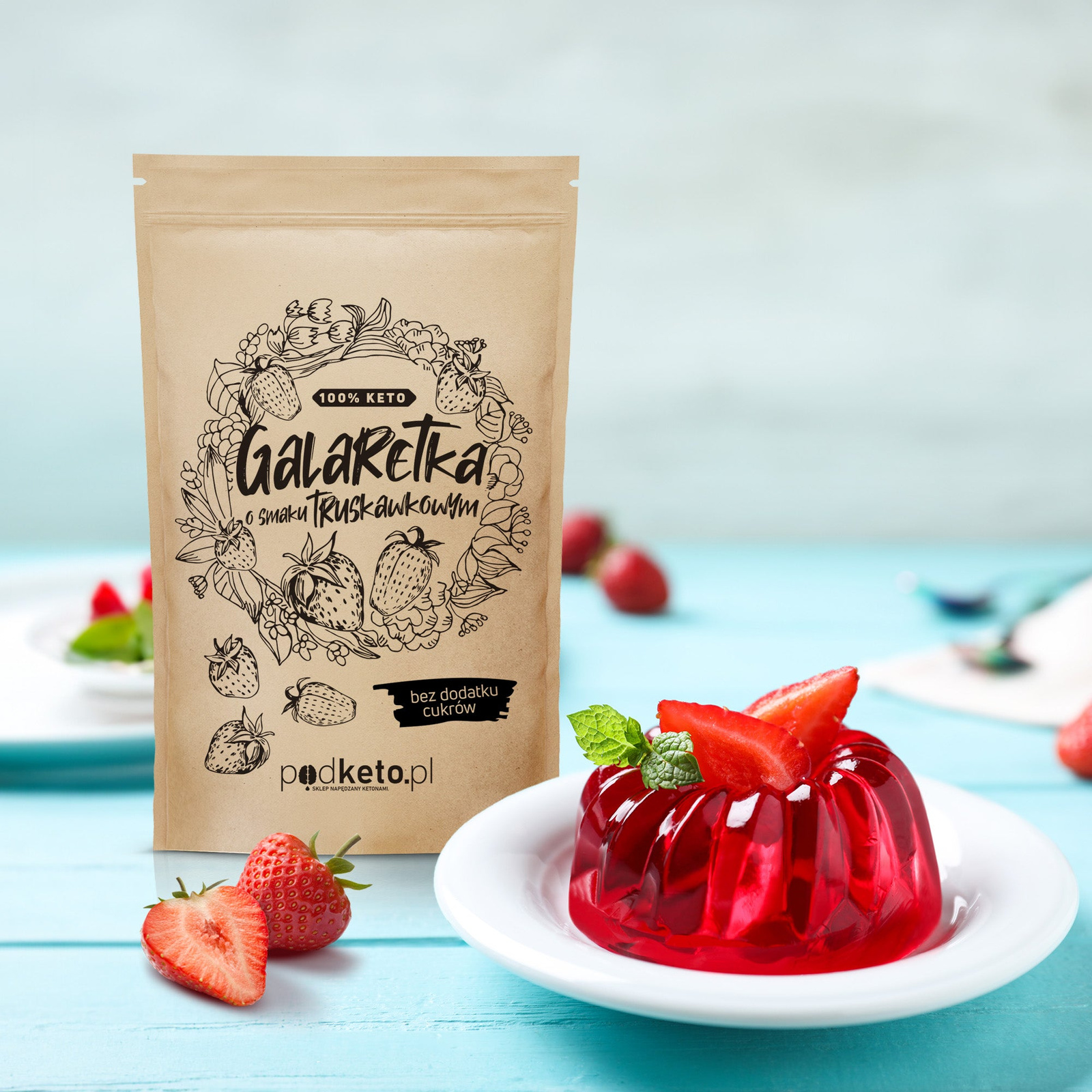 Galaretka bez cukru - idealna dla diety keto